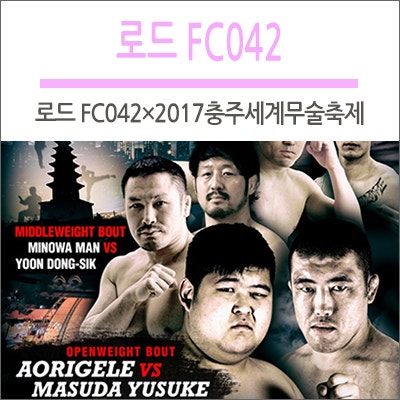 로드 FC042 × 2017 충주세계무술축제 : 네이버 블로그
