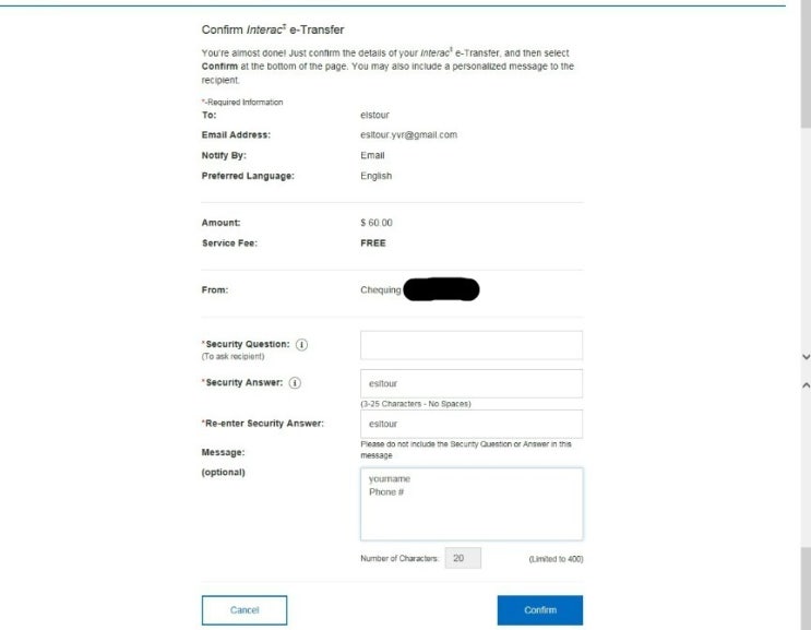 많이들 궁금해 하시는 E-트랜스퍼 (Interac e-Transfer) 방법-RBC 로얄뱅크 : 네이버 블로그