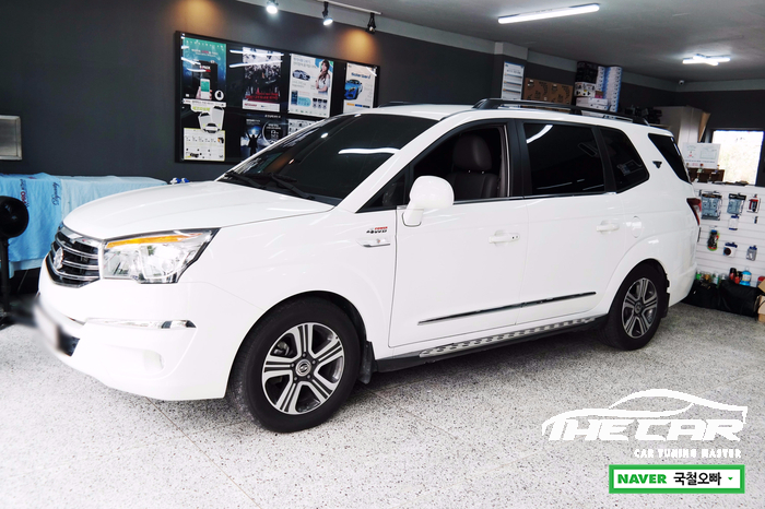 광주코란도투리스모네비장착 및 모노륨시공후기 : 네이버 블로그