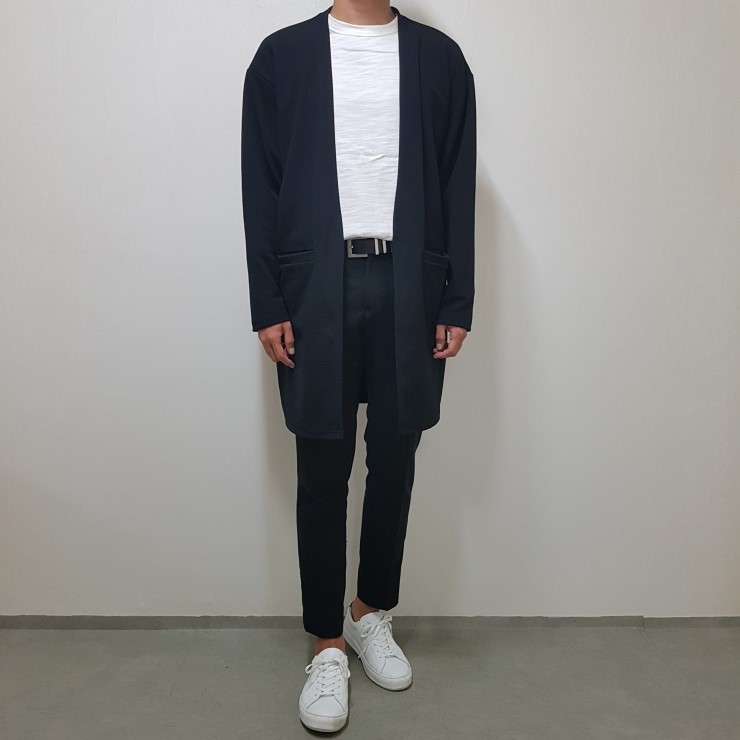 남자 롱가디건 코디긴팔티벨트슬랙스커먼프로젝트 아킬레스로우 유뱅의 데일리룩 블로그 네이버 블로그