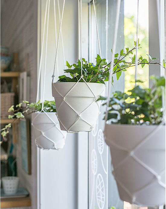 [셀프인테리어_DIY] 내손으로 만드는 끈 행잉화분 바스켓/행잉플랜트 /바구니/행잉화분걸이!! : 네이버 블로그