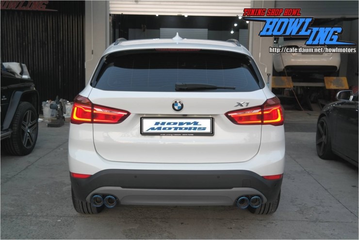 Bmw X1 듀얼 배기튜닝 트윈머플러 드레스업 구조변경no 듀얼머플러 티탄팁 머플러튜닝 네이버 블로그