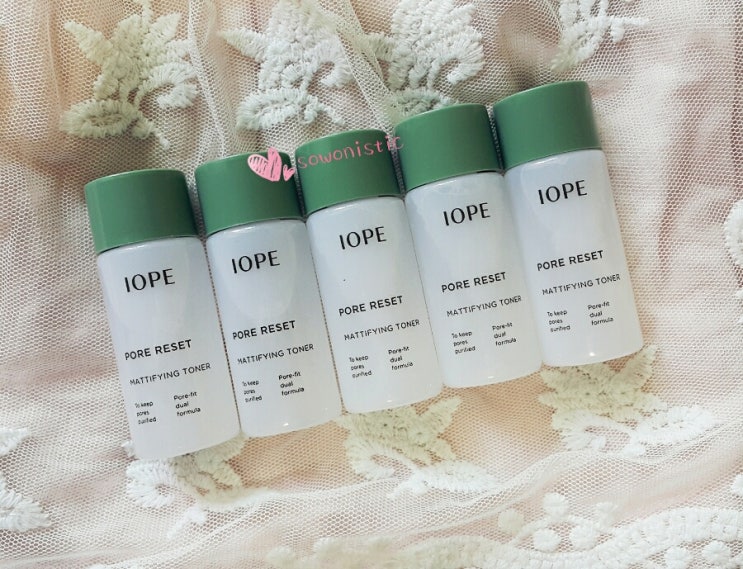 [REVIEW] IOPE Pore Reset Mattifying Toner (아이오페 포어 리셋 매티파잉 토너) : 네이버 블로그
