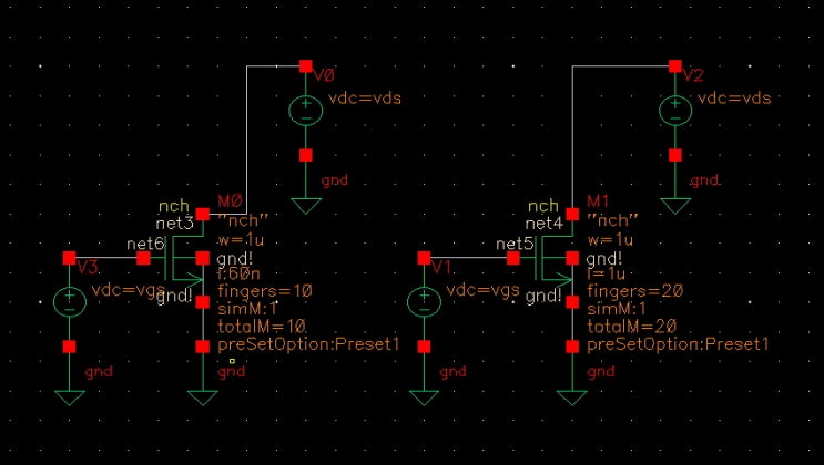 Spectre Simulation with ADE - NMOS Current Voltage Characteristic : 네이버 블로그