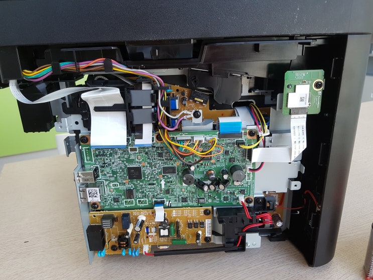 캐논 MF237W 스티커용지 사용으로 분해수리 : 네이버 블로그