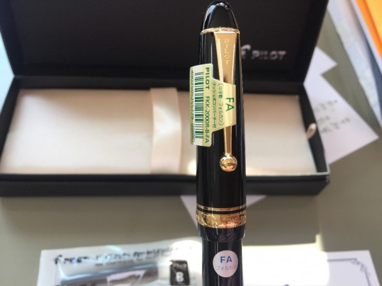 Pilot custom 742 FA 닙 (파이롯트 커스텀742 FA펜촉) 사용기 : 네이버 블로그