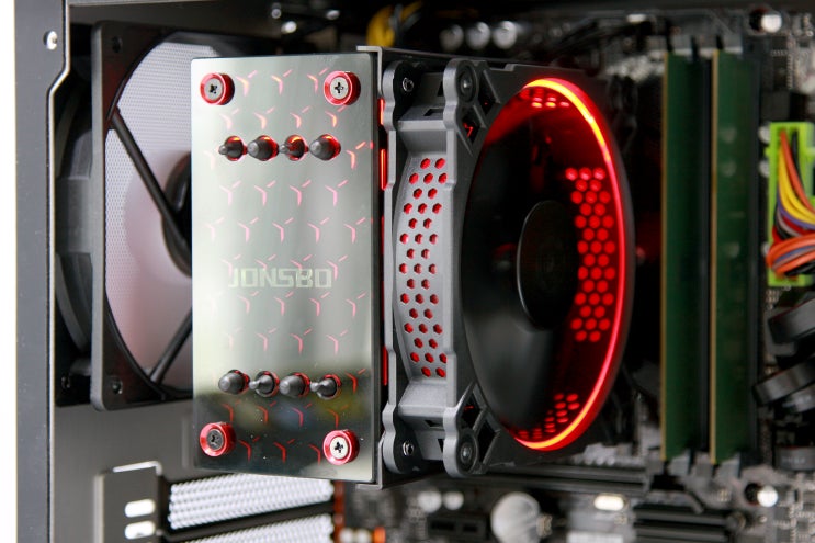 JONSBO CR-201 RED LED CPU쿨러 조립컴퓨터에 추천 : 네이버 블로그
