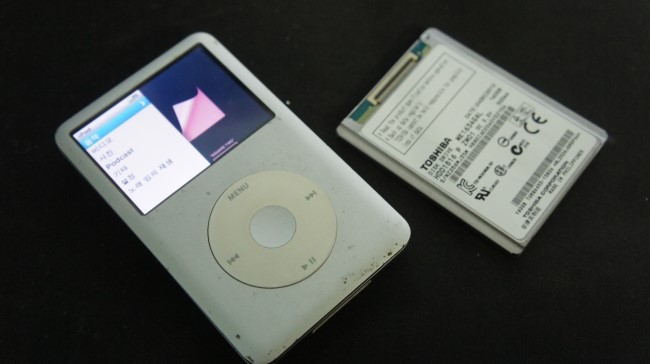 아이팟 클래식 Ssd 128gb 교체 작업 아이팟 클래식 하드 수리 아이팟 클래식 하드 고장 아이팟 클래식 아이튠즈