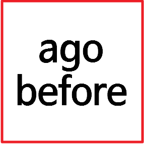 before, ago 차이점, 예문 : 네이버 블로그