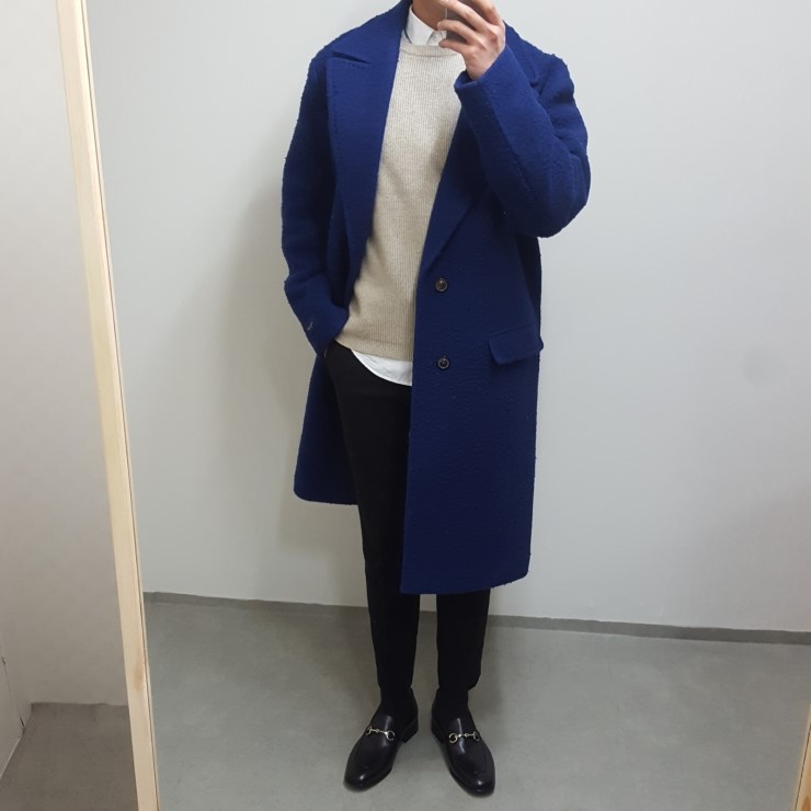 남자 블루코트 코디니트조끼슬랙스구찌st 로퍼 유뱅의 데일리룩 블로그 네이버 블로그