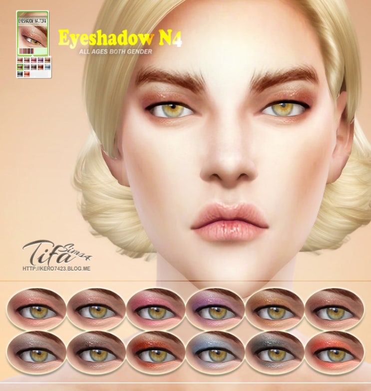 [EYESHADOW] Tifa-S4 Eyeshadow N4 MF : 네이버 블로그
