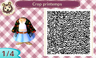 [3DS] 튀어나와요 동물의 숲(Animal Crossing : New Leaf) - QR Codes - Crop ...