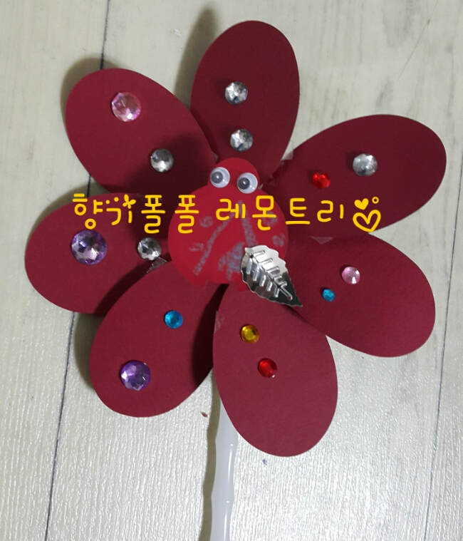겨울방학 알차게 보내기 프로젝트 무당벌레 바람개비 만들기 네이버 블로그