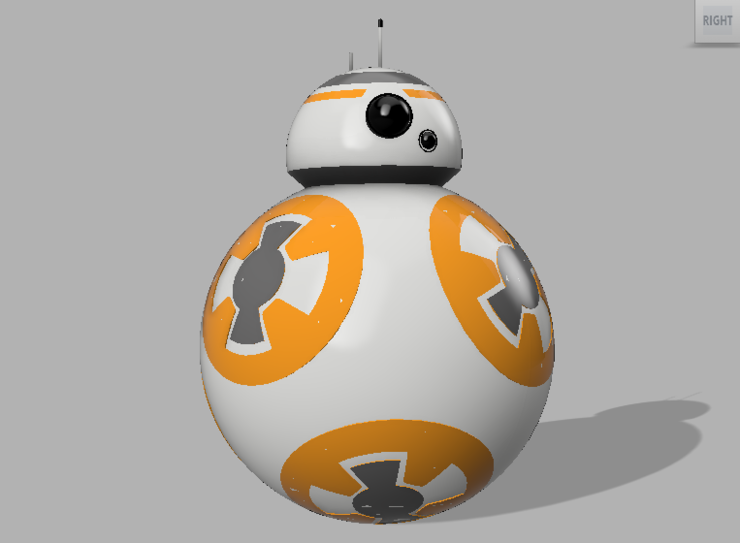 스타워즈 Sphero BB-8 모델링:오토데스크 퓨전360(Autodesk Fusion360) : 네이버 블로그