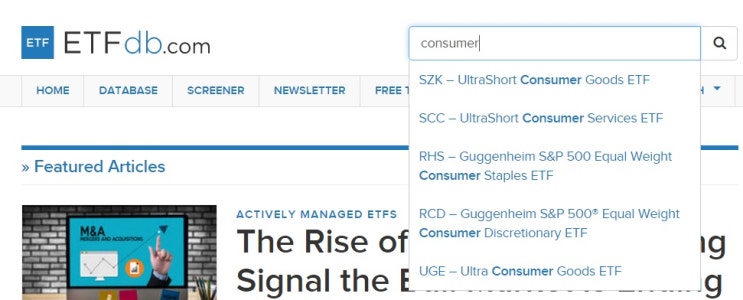 해외투자로의 부담없는 첫걸음, 소비재 ETF : 네이버 블로그