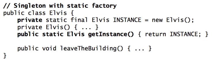 [JAVA] Enum을 이용해서 Singleton을 구현하자 : 네이버 블로그