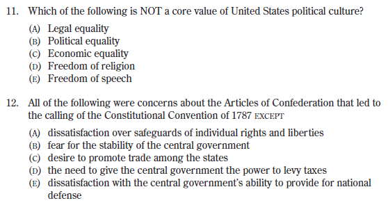 AP US Government and Politics (AP미국정치학)시험 범위와 샘플 문제 그리고 공부방법 :: AP학원 ...