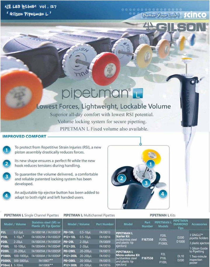 ㈜신코_Gilson Pipetman L : 네이버 블로그
