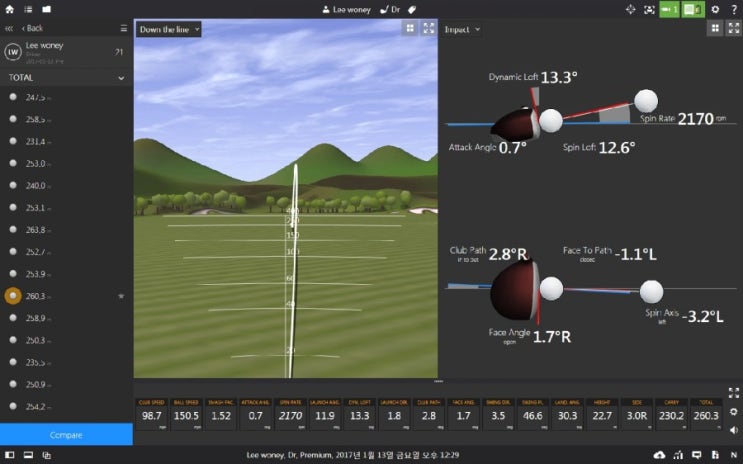 TRACKMAN 레슨 에피소드 : 네이버 블로그