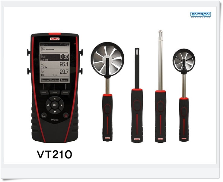 엔트론 휴대용 풍속계 VT210 온습도기능 : 네이버 블로그