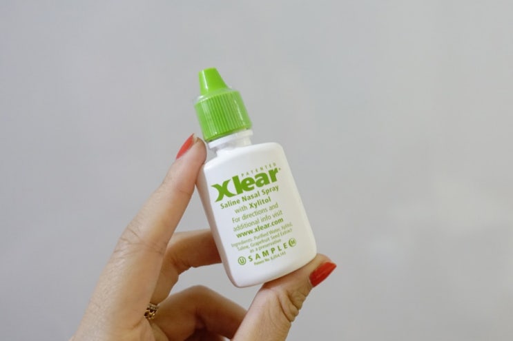 Xclear 자일리톨 식염수 코 스프레이 @아이허브 : 네이버 블로그
