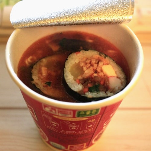 김밥천국 자연말이 김밥, 컵라면 끓일 수 밖에 없는 이유 : 네이버 블로그