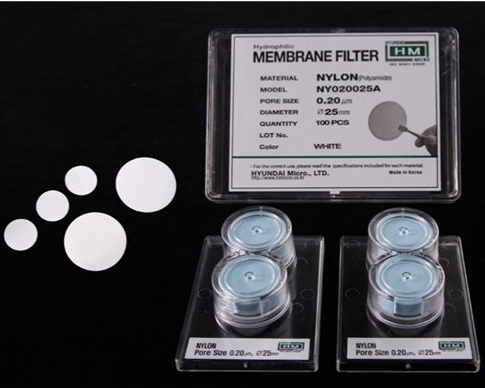 NYLON 멤브레인필터 유기용제 알칼리성 (현대) Polyamide Membrane filters : 네이버 블로그