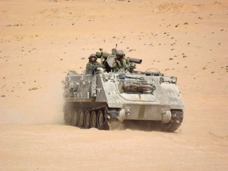 이스라엘 방위군의 M113 APC 토우 대전차 미사일 런처 - Israeli defence Force Tow Anti Tank ...