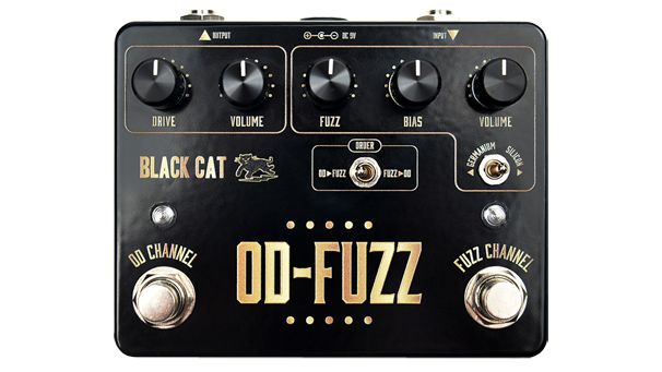 [NAMM 2017] Black Cat 에서 OD-Fuzz Deluxe 기타 이펙트 페달을 공개했습니다. by 사운드기어 호야 ...