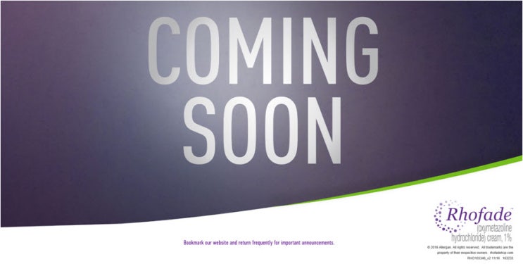 새로운 주사 (rosacea) 안면 홍조 (flushing) 치료제 Rhofade FDA 허가를 받다. (미르바소 mirvaso ...