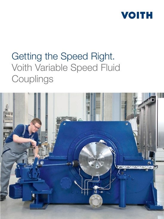 Voith variable speed coupling (Voith 가변속 유체 커플링) : 네이버 블로그