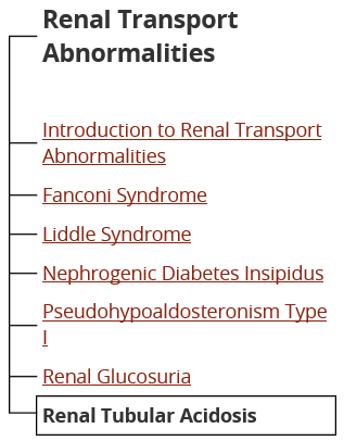 renal tubular acidosis (RTA, 신세뇨관 산증) : 네이버 블로그