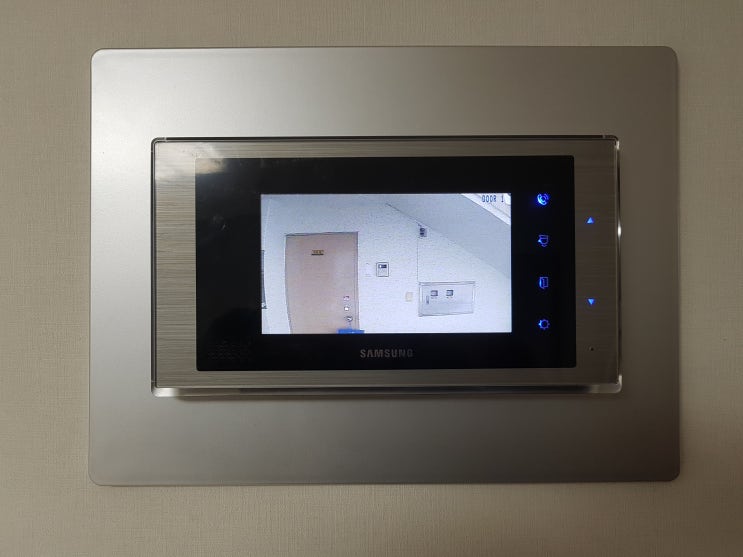 삼성비디오폰/삼성디지털도어락무선연동설치/양천구 신정동 쌍용아파트 삼성비디오폰SHT-3517과 삼성디지털도어락SHP-DP720무선연동교체설치입니다 : 네이버 블로그