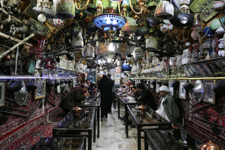 [부부 세계일주/세계여행] 이란 이스파한 맛집 : 차 하즈 미르자 티 하우스 Chah Haj Mirza Tea House ...