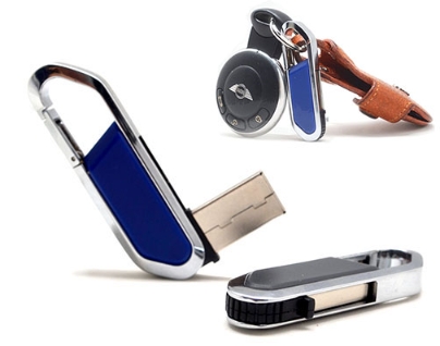 Metal Key Ring N 180 Sliding USB Memory Stick/USB메모리/메탈 USB/열쇠고리 USB ...