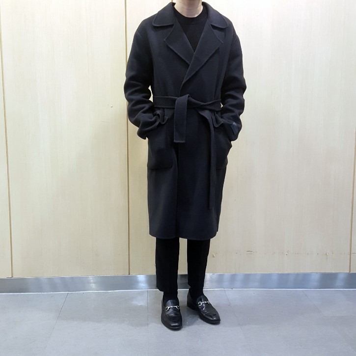 핸드메이드 남자 가운코트 코디구찌st니트슬랙스구찌st로퍼 유뱅의 데일리룩 블로그 네이버 블로그