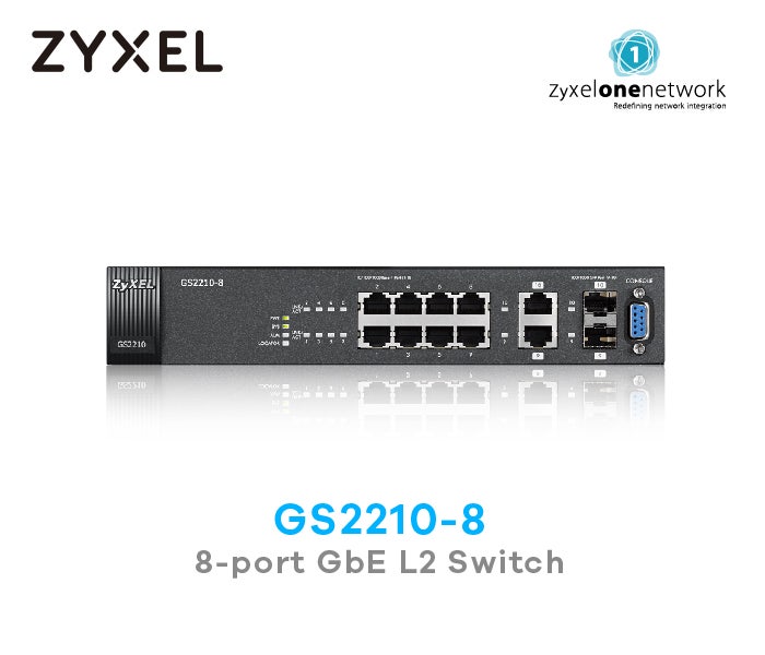 [L2 스위치] GS2210-8 자이젤 8포트 기가비트 L2 스위치 + 2 combo(SFP/RJ-45) : 네이버 블로그