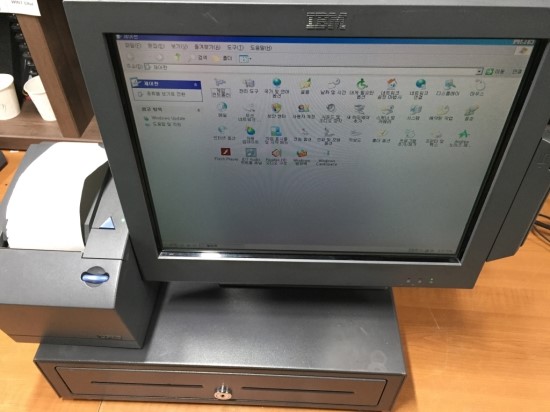 중고 IBM 포스 셋트(금전함+ 프린터) IBM Sure Pos 500 팝니다. (판매완료) : 네이버 블로그