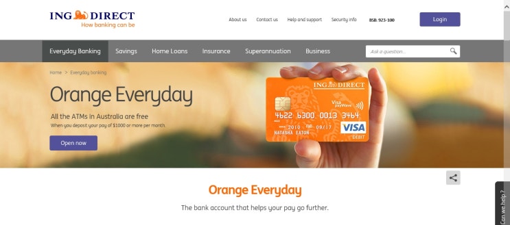 호주 은행추천 : ING Direct 계좌 개설하는 법, 100불 보너스 받기 : 네이버 블로그