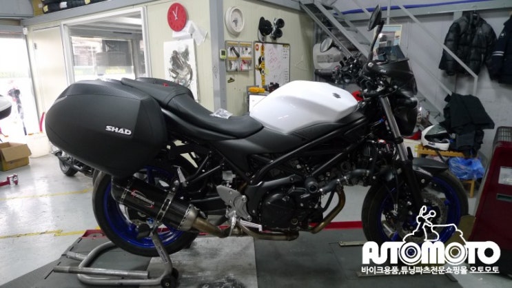 SV650 사이드케이스 장착 (SHAD SH36) : 네이버 블로그