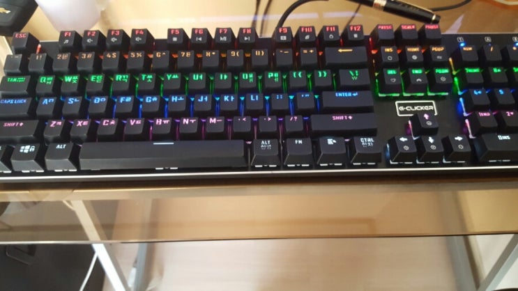 저가형 기계식 키보드 [G-Clicker GK-510(청축)] : 네이버 블로그