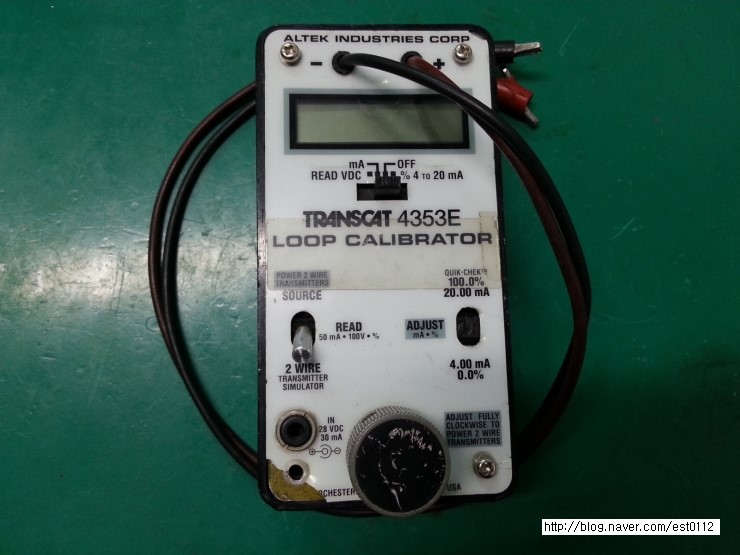 ALTEK LOOP CALIBRATOR TRANSCAT 4353E : 네이버 블로그