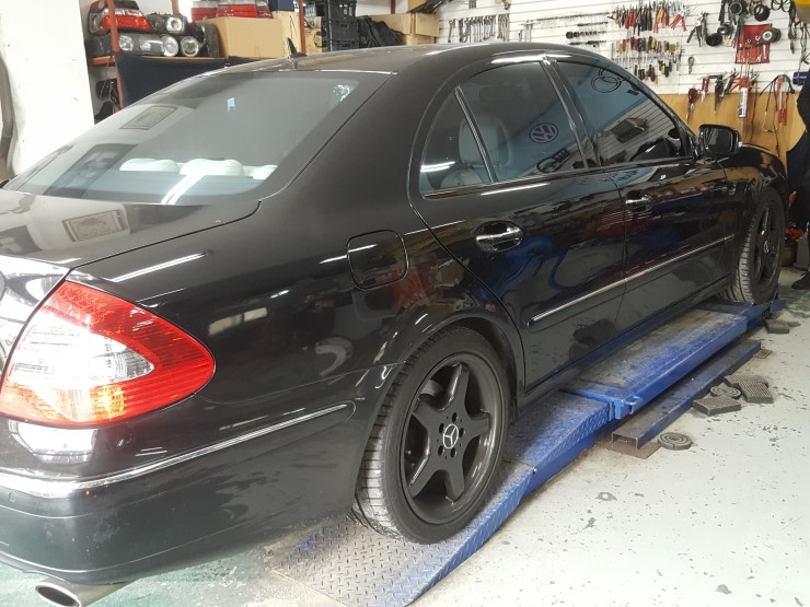 벤츠 w211 e280 스포츠 하체 수리외 : 네이버 블로그