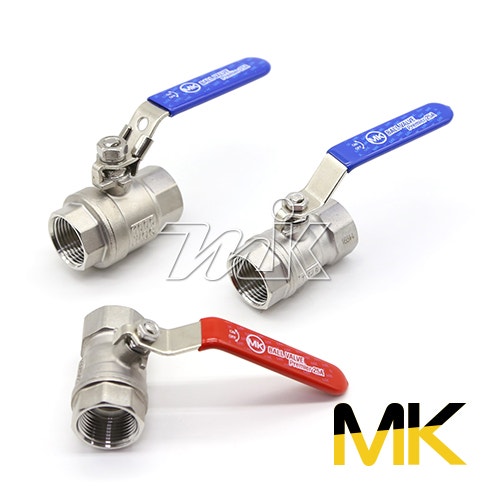 MK프리미어밸브 - 2pc 스텐 볼밸브(SUS304/SUS316 )/2pc 풀보어 스텐 볼밸브(SUS304)의 종류, 구조, 도면, 규격 : 네이버 블로그