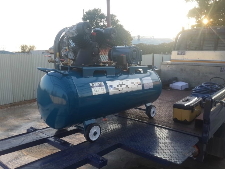 카 튜닝 업체 콤프레샤 중고 5마력(서원 에어랜드 SP5-200-5HP)/200리터 장착형 콤프레셔 납품 ~ : 네이버 블로그