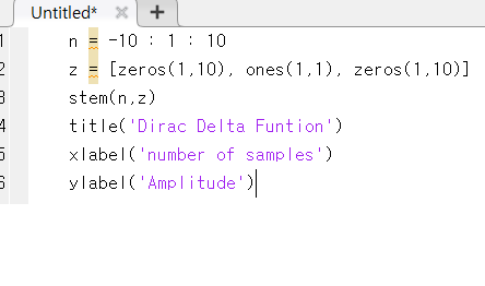 [DSP LAB with matlab]-2. 델타함수(Dirac Delta Function) : 네이버 블로그