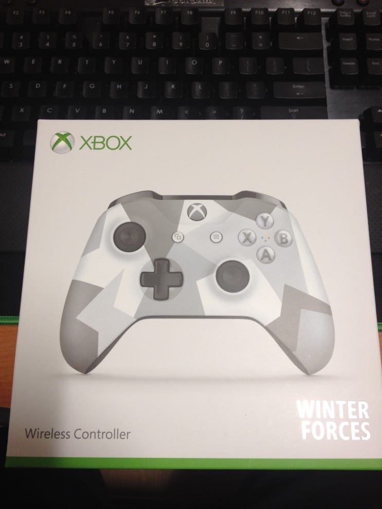 엑스박스 원 패드 윈터포스 구입! xbox one controller winter force edition with ...