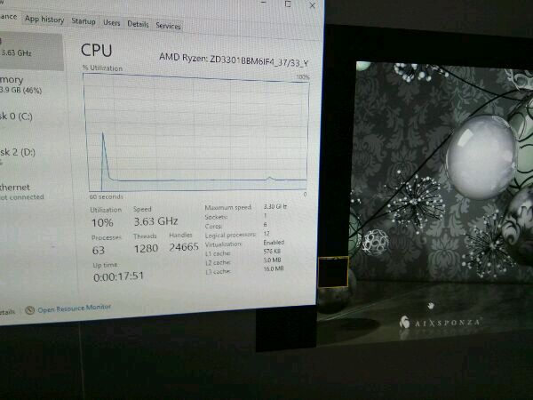 AMD 라이젠/Ryzen R5 1600x 시네벤치 결과 : 네이버 블로그