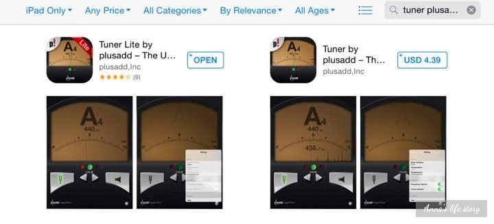 첼로 조율 - 스마트폰 앱 "Tuner lite" : 네이버 블로그
