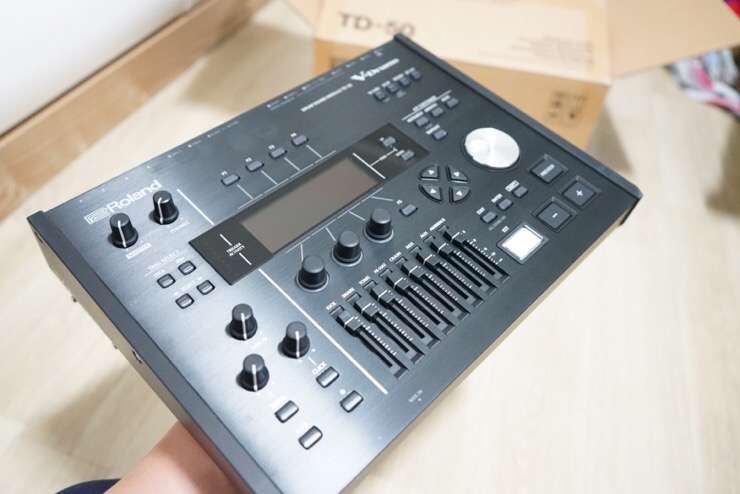 전자드럼 롤랜드 TD-50 모듈 개봉기 : 네이버 블로그